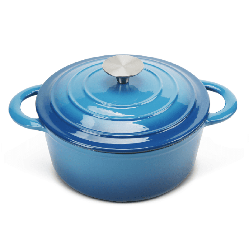 Ruba Enameled Cast Iron Dutch Oven with Self Basting Lid; Enamel Coated ...