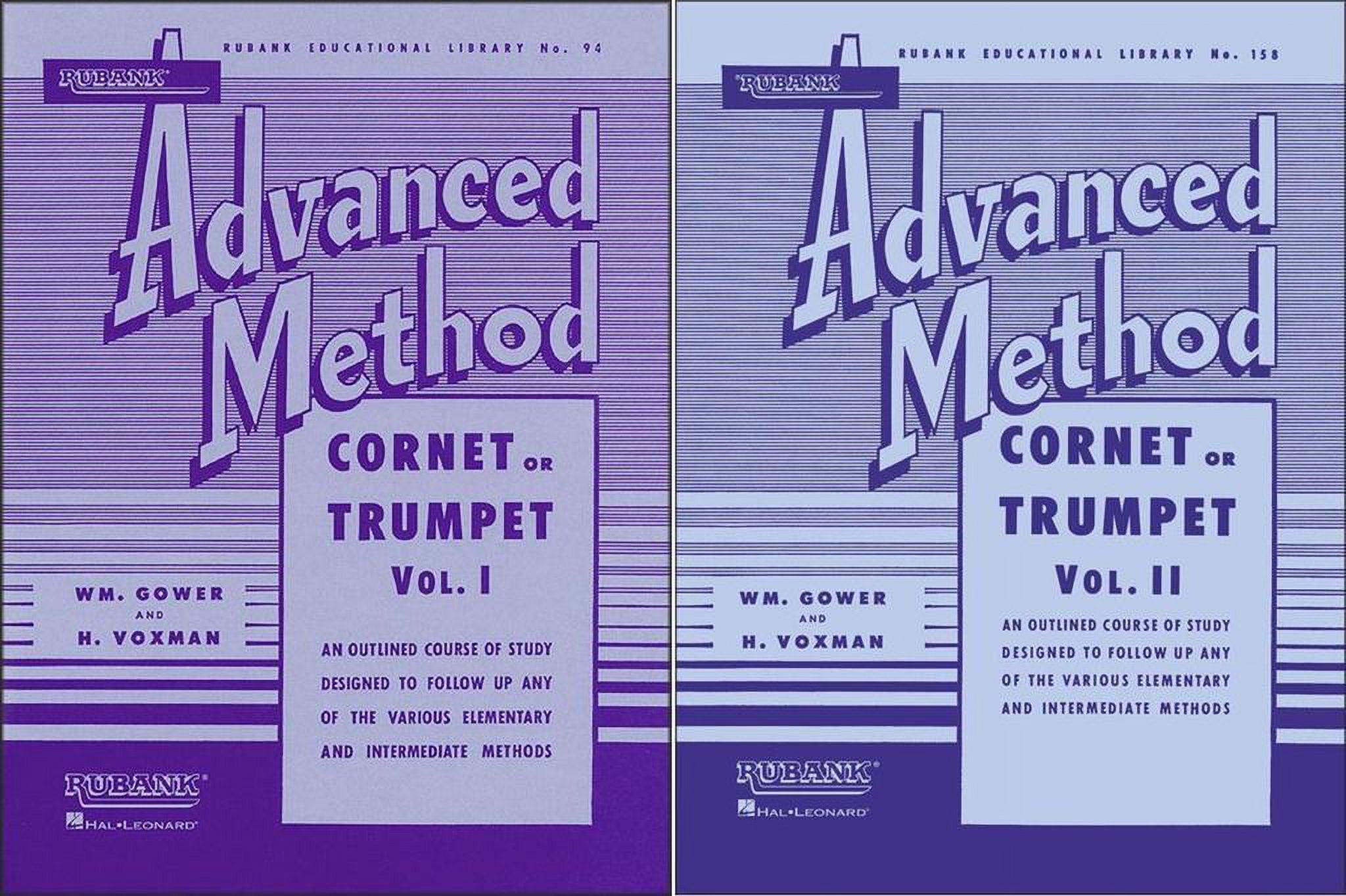 Rubank Advanced Method Vol 1 & 2 - Trumpet, 2 Book Set, RBK TRUMPET ADV ...