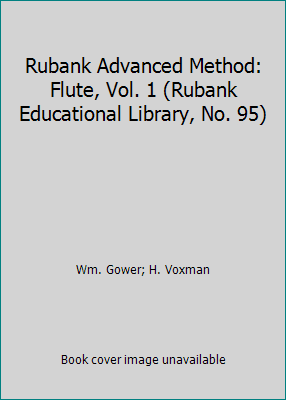 Pre-Owned Rubank Advanced Method: Flute, Vol. 1 (Rubank Educational ...