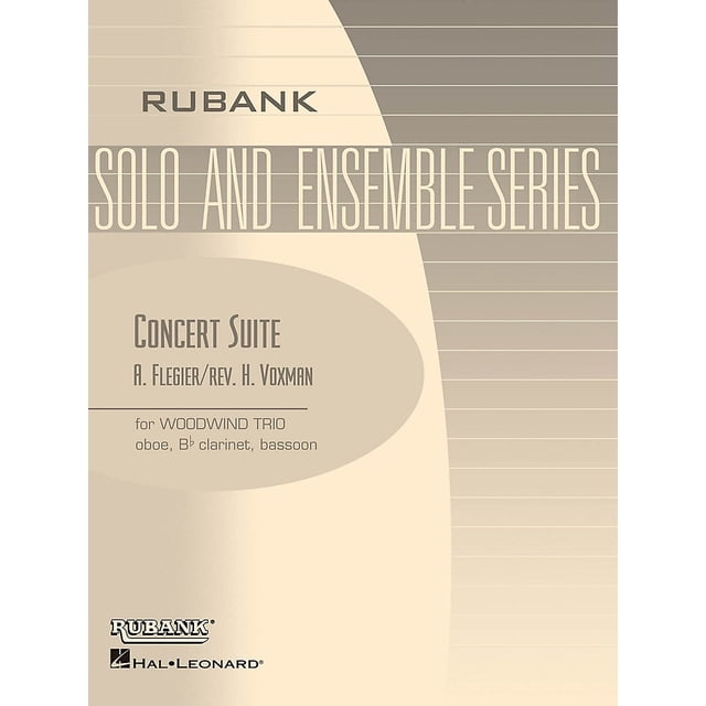 Rubank Publications Concert Suite (Woodwind Trio - Grade 4) Rubank Solo ...