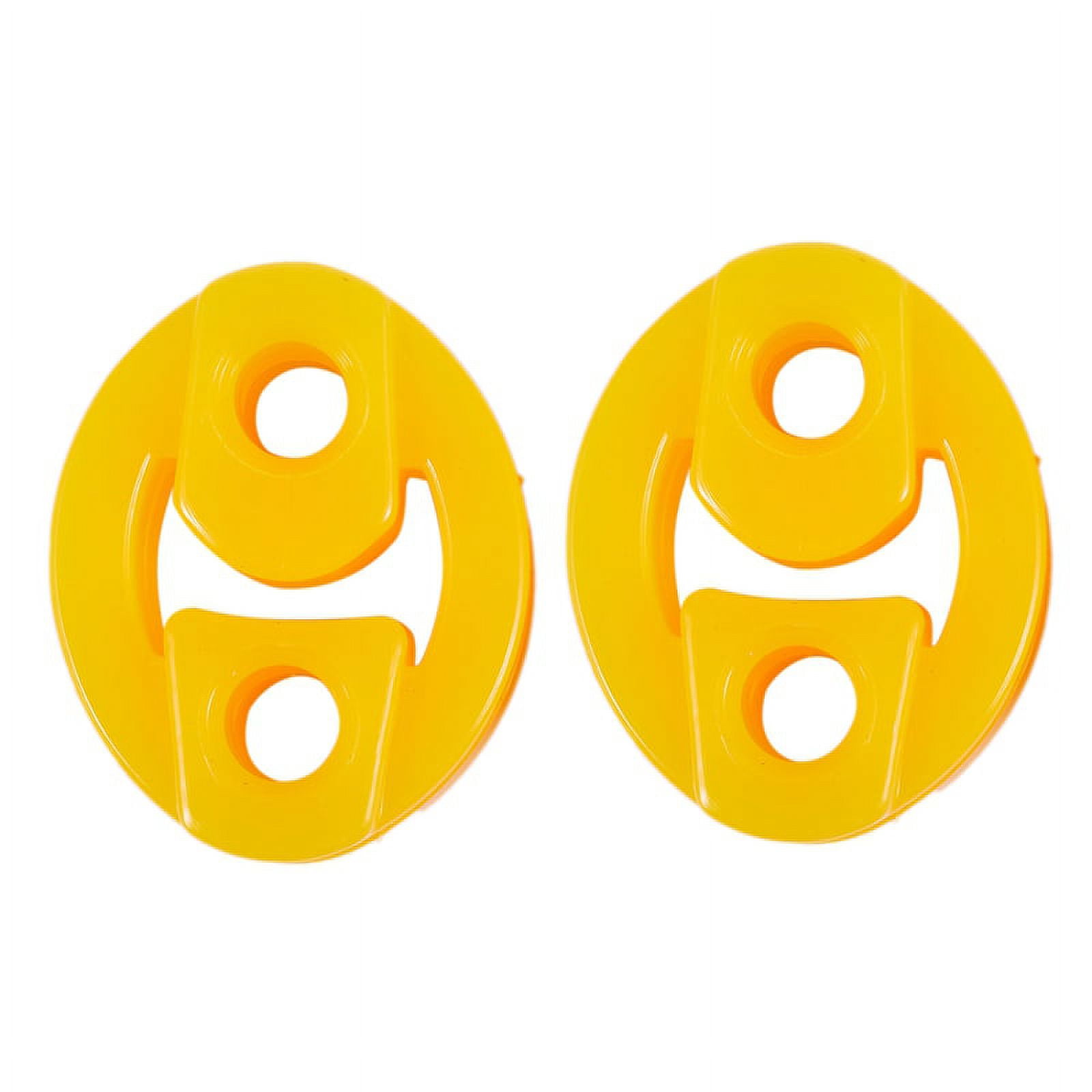 Rubber 2 Holes Race Car Muffler Exhaust Hanger Bushing 2 Pcs - Walmart.com