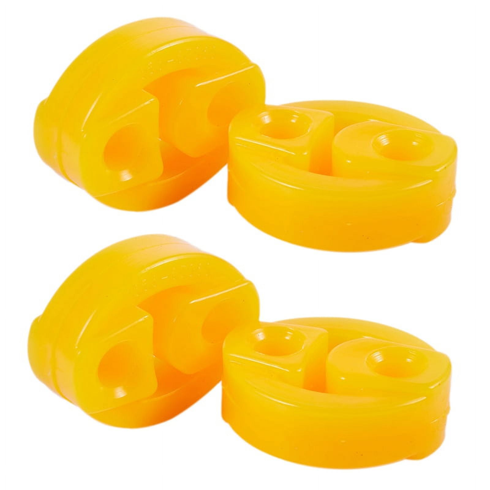 Rubber 2 Holes Race Car Muffler Exhaust Hanger Bushing 4 Pcs - Walmart.com