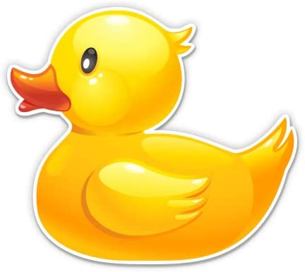 Rubber - 5" Vinyl Sticker - for Car Laptop I-Pad - Waterproof Decal ...