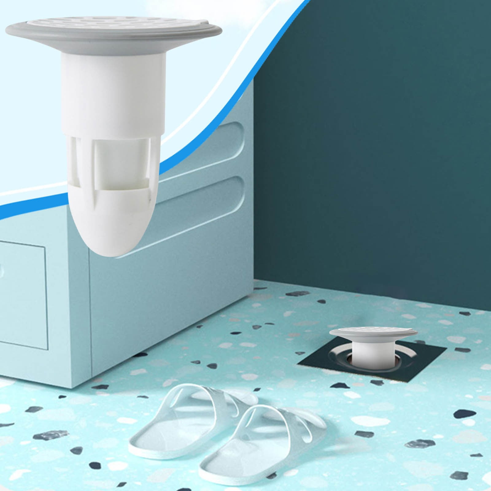 Rubber Anti-odor Floor Shower Waste Water Drainer,No Filter Deodorant ...