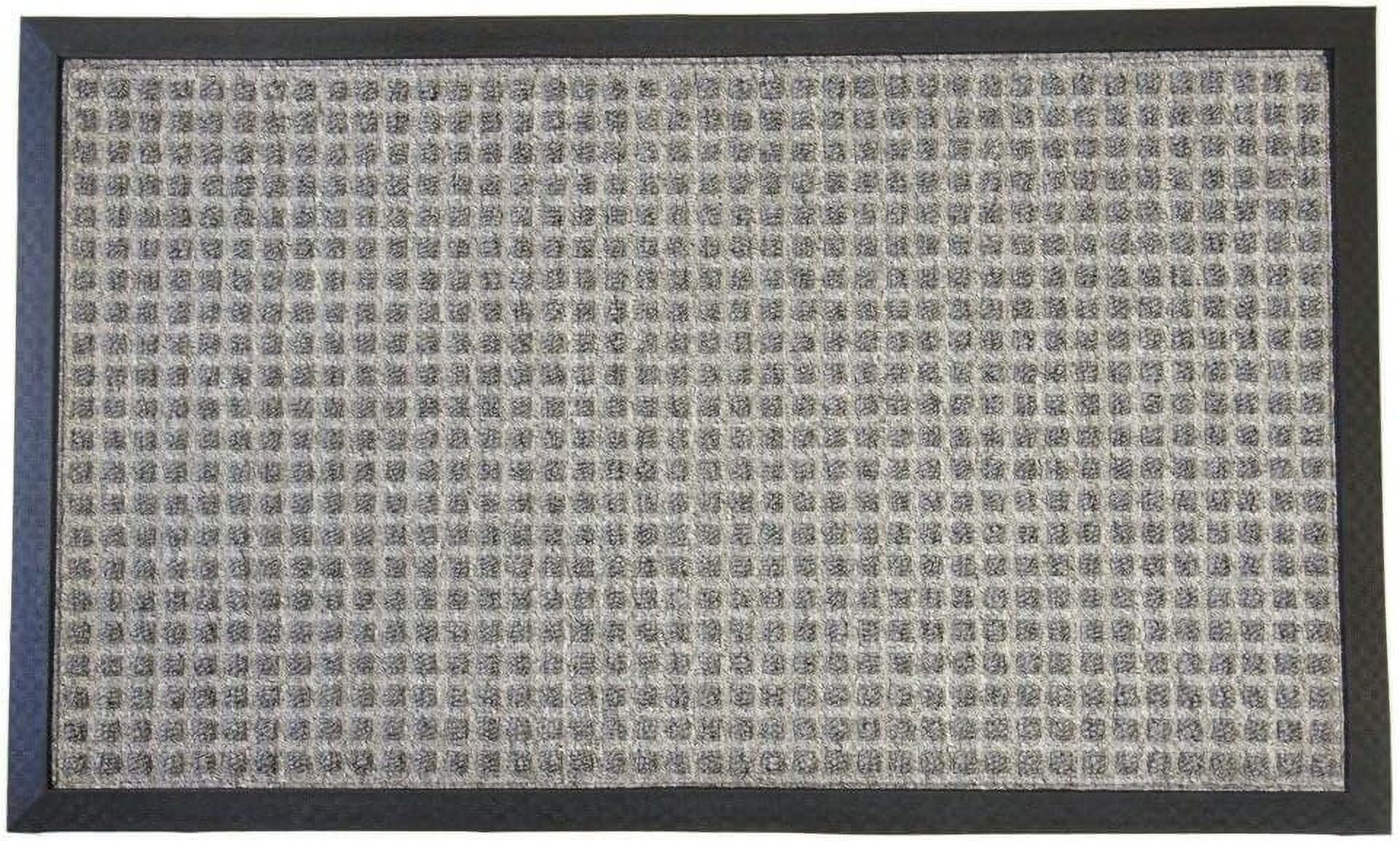 Rubber Backed Carpet Entry Indoor Doormat, 2' x 3', Gray - Walmart.com