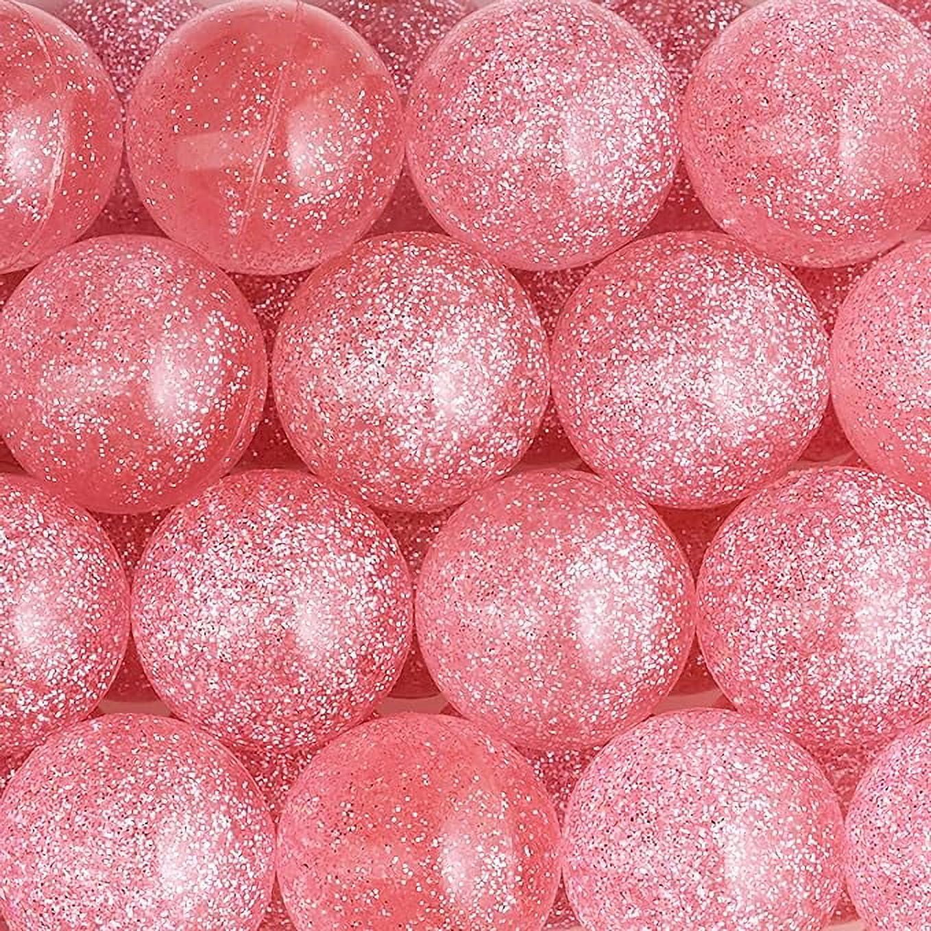 Rubber Balls for Kids - Pink Bowling Bounce Balls - 25Pcs Large Bouncy ...