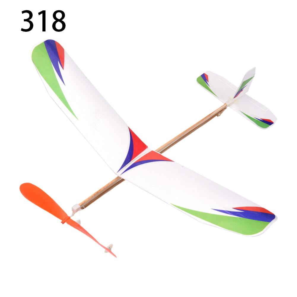 Rubber Band Elastic Powered Aircraft . Flying Plane Airplane Outdoor R6 ...