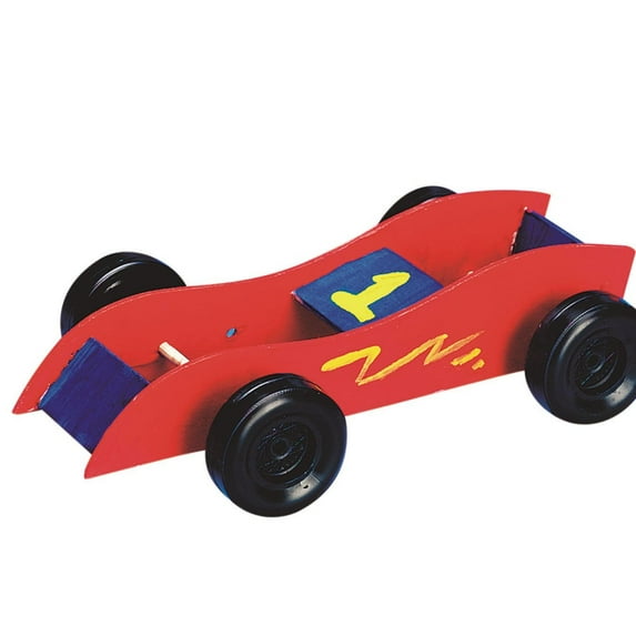 Rubber Band Race Cars Craft Kit (Pack of 12) - Walmart.com
