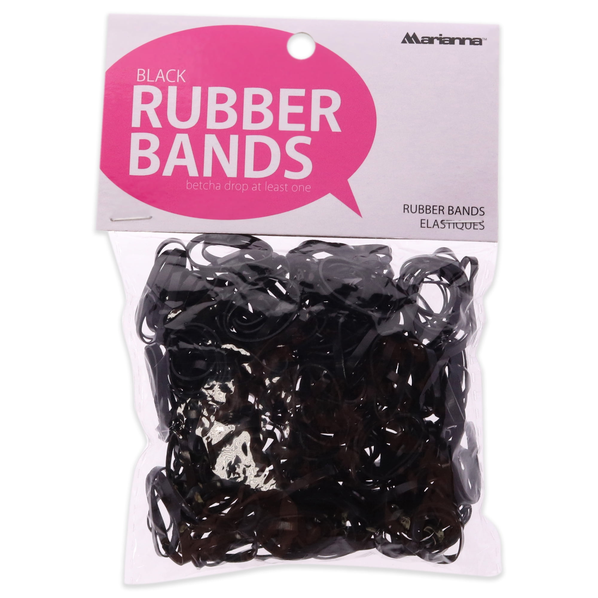 Marianna Rubber Bands - Black 250ct - Walmart.com