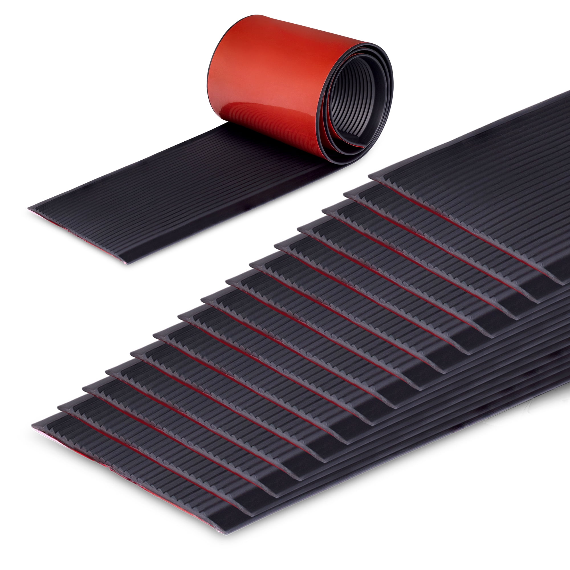 Rubber Bond 4x36in Heavy Duty Anti Slip Stair Treads (15-Pack ...