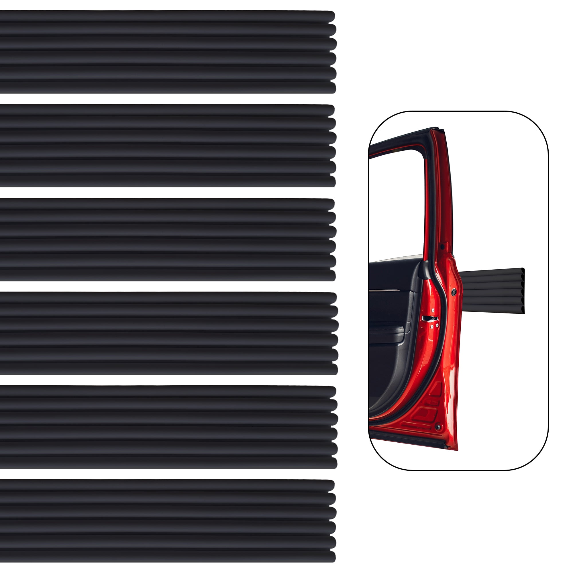 Rubber Bond Garage Wall Protectors 6 Pack - 2.75x15 Inches Strong Self ...