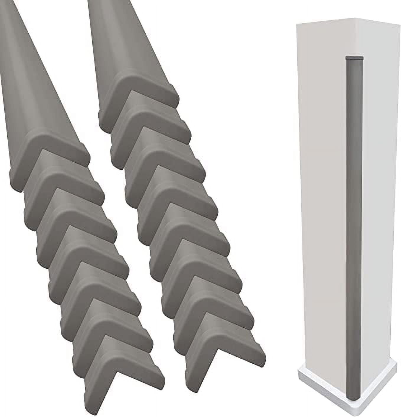 Rubber Bond Wall Corner Guard Edge Protector - 1x1x36 inch Baby ...