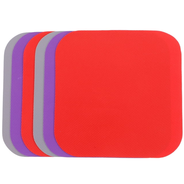 Rubber Bottle Opening Mat 6 Pcs Opener Gripper Pad for Lid Jar Grips ...