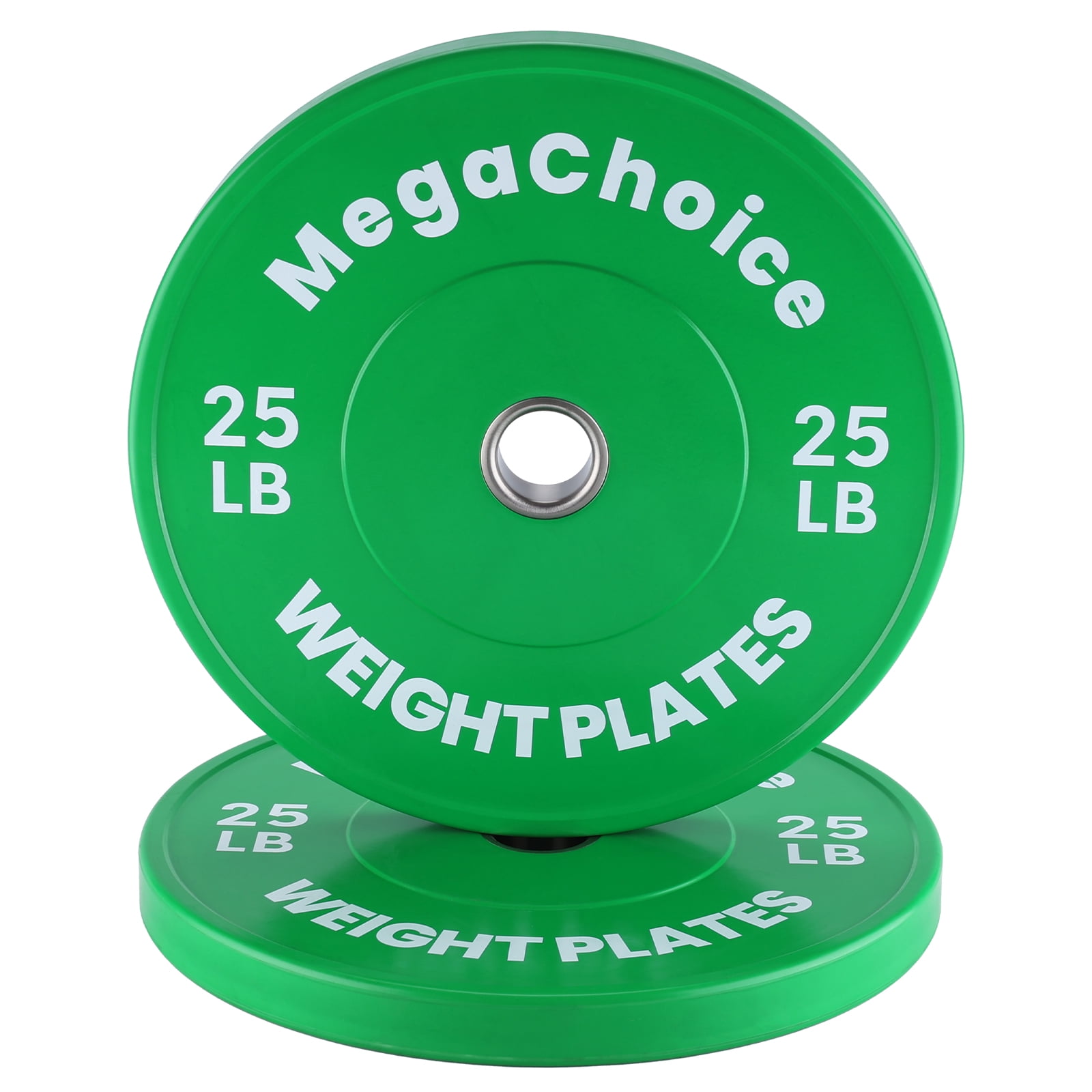 Rubber Bumper Weight Plates 10 LB 15 LB 25 LB 35 LB 45 LB 55 LB- 2 Inch ...