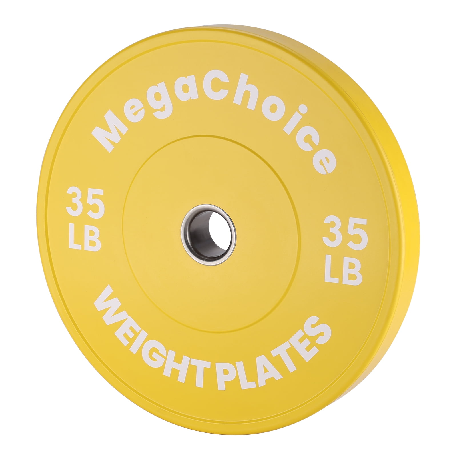 Rubber Bumper Weight Plates 10 LB 15 LB 25 LB 35 LB 45 LB 55 LB- 2 Inch ...