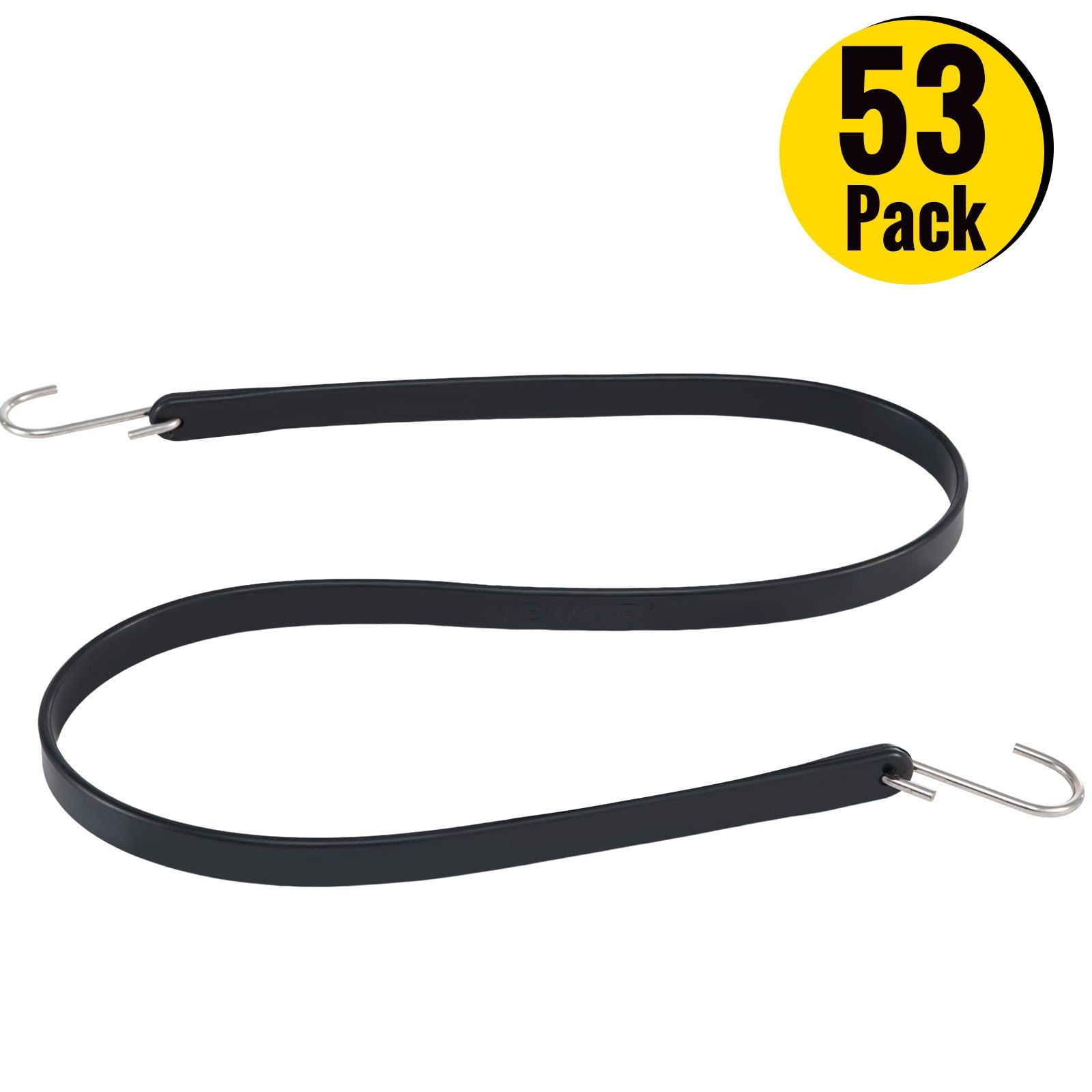 Rubber Bungee Cords, 53 Pack 31" Long, Weatherproof EPDM Rubber Tie ...