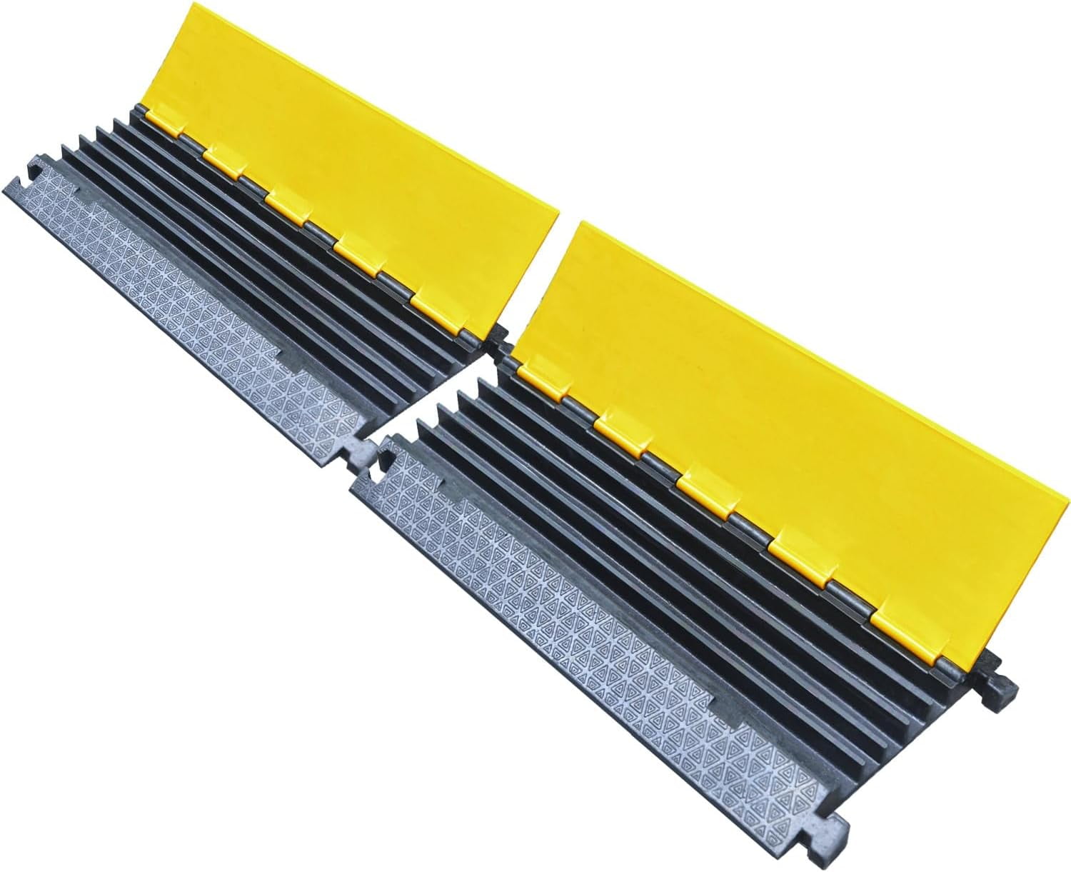 Rubber Cable Protector Ramp, Heavy Floor Cable Wire Cord Cover Speed ...