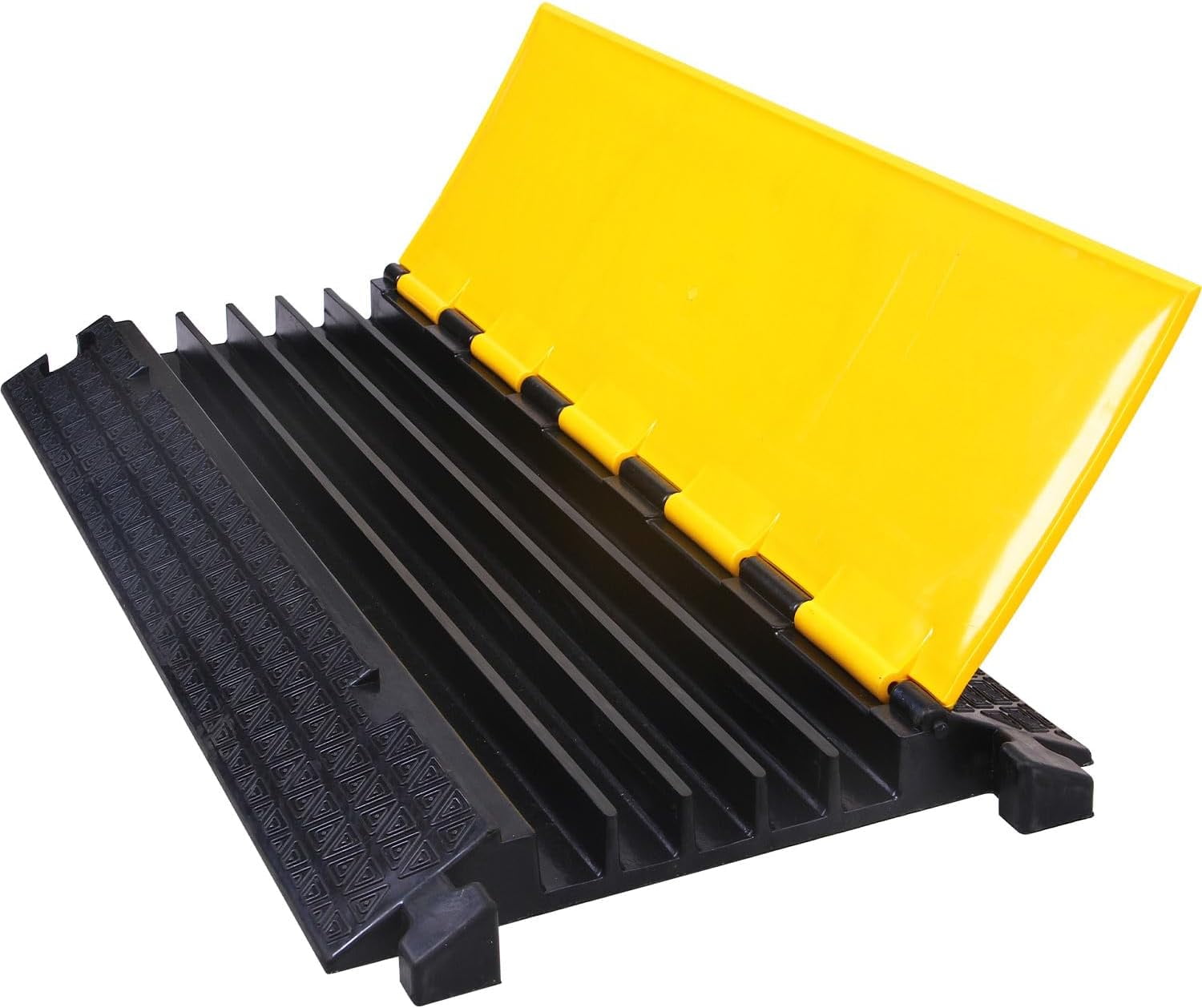 Rubber Cable Protector Ramp, Heavy Floor Cable Wire Cord Cover Speed ...