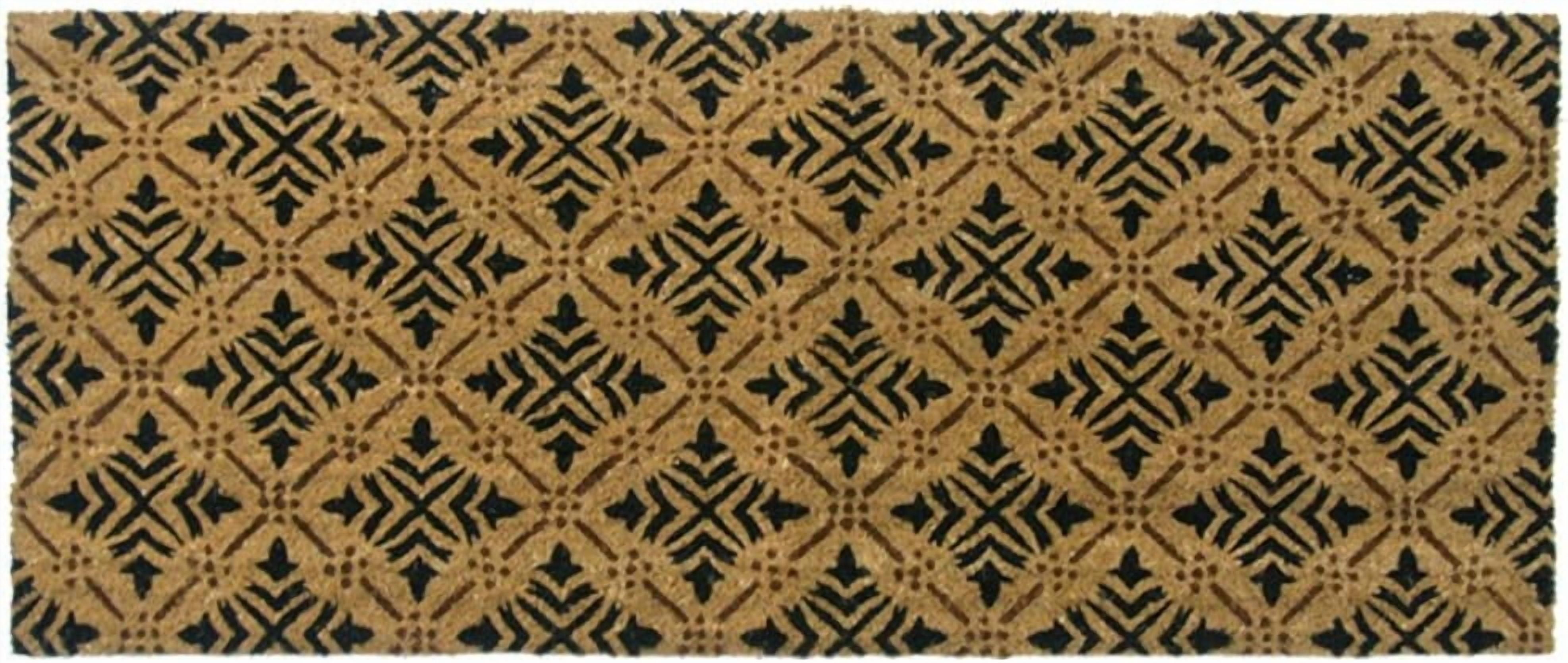 Rubber-Cal 24-Inch-by-57-Inch Classic Fleur de Lis French Matting ...
