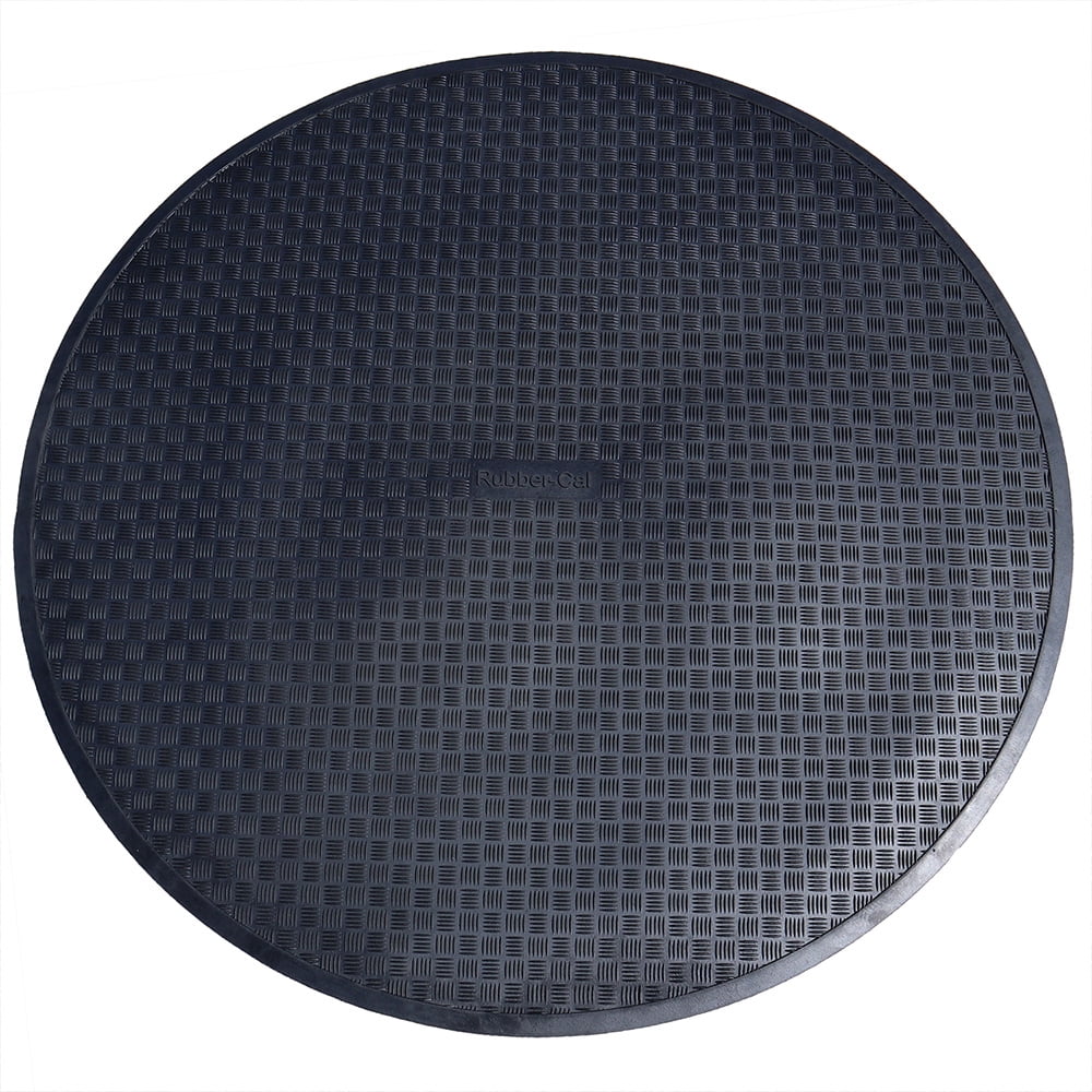 Rubber-Cal Circular Rubber Mat - 54" Diameter - Walmart.com