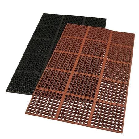 Rubber-Cal Dura-Chef Anti-Fatigue Comfort Kitchen Mat with Holes for ...