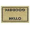Rubber-Cal "Hello, Welcome Goodbye" Funny Doormat, 18 x 30-Inch ...