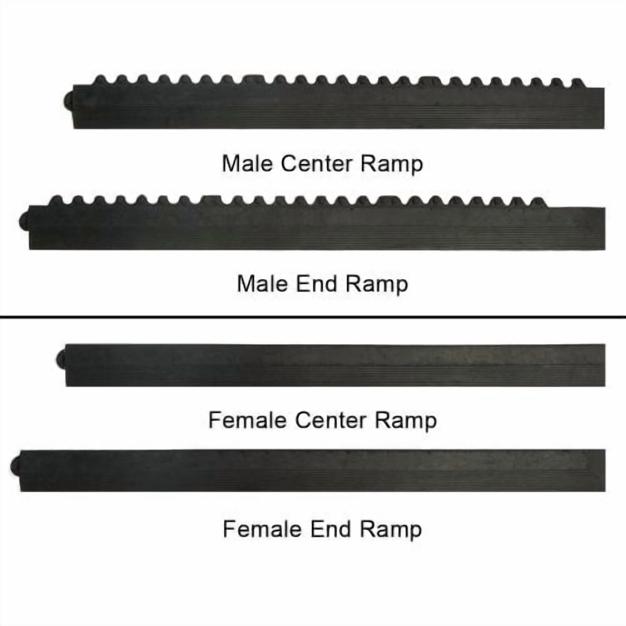 Rubber-Cal Revolution Interlocking Rubber Floor - 12mm x 36 x 36-inch ...