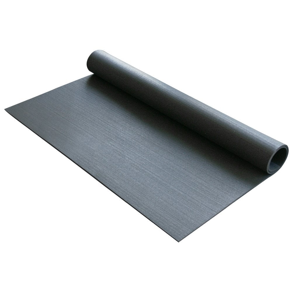 Rubber-Cal Anti-Vibration Mat, 1/4'' Recycled Roll Flooring for Washing ...