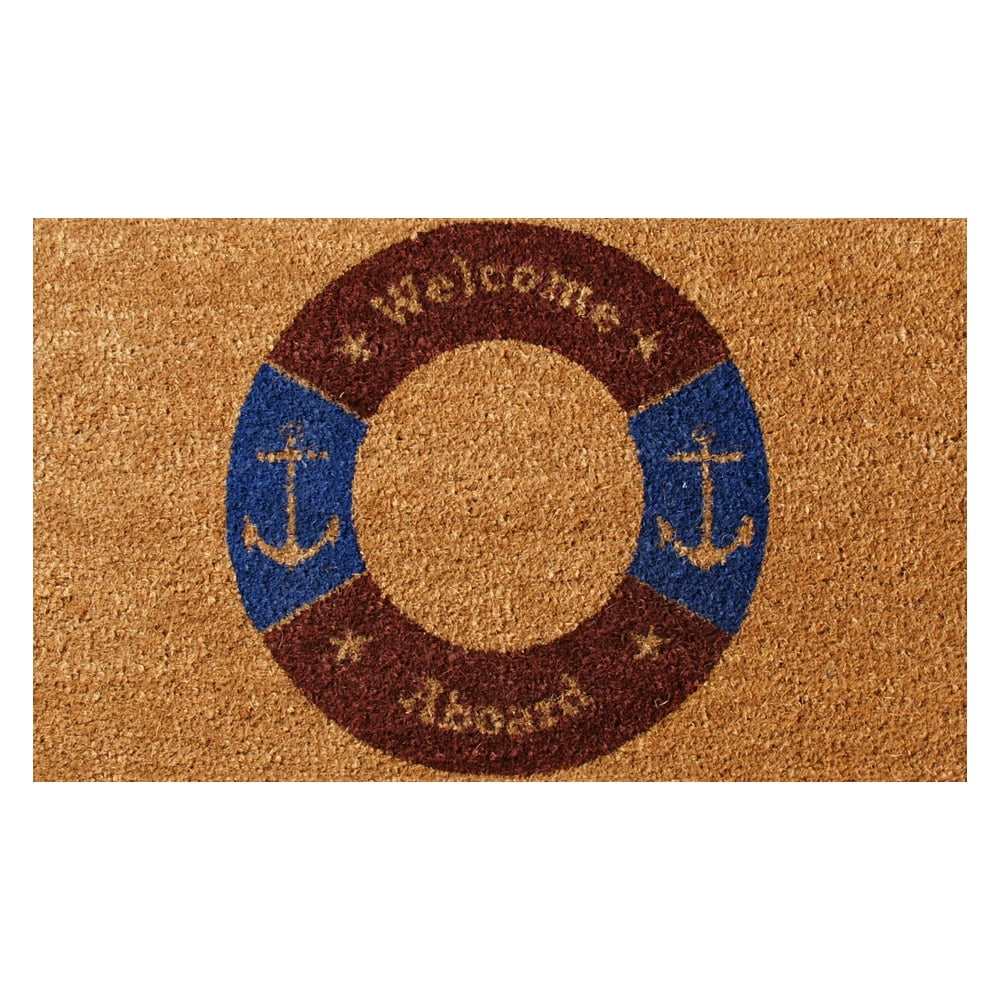 Rubber-Cal Welcome Aboard – Nautical Door Mats 15mm 18" X 30" - Walmart.com