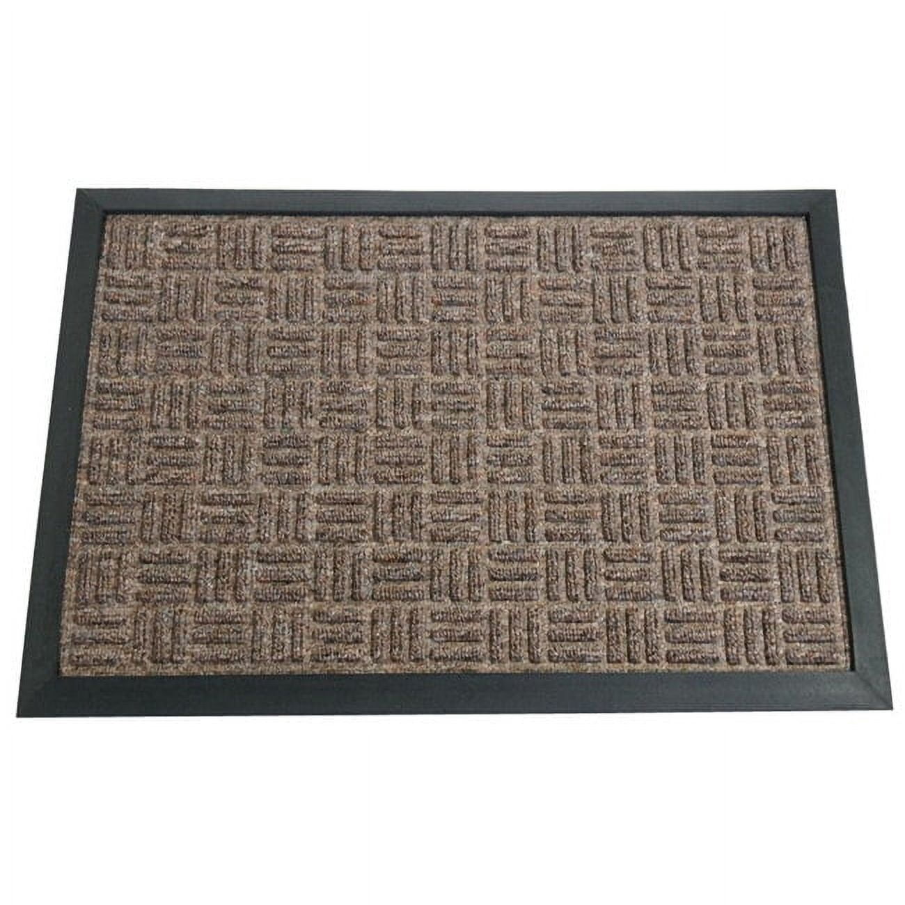 Rubber-Cal 'Wellington' Recycled Backed Door Outdoor Brown Entrance ...