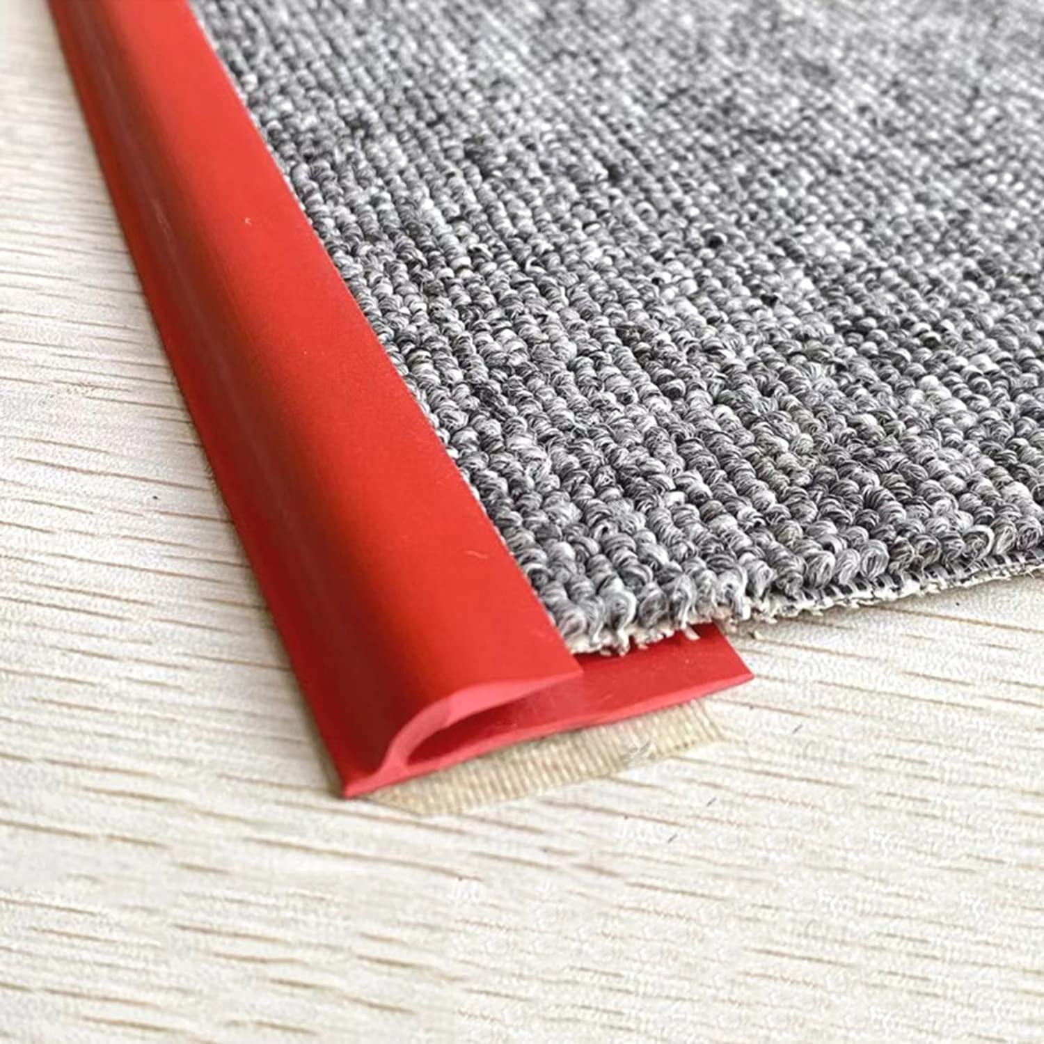 Rubber Carpet Transition Strip Carpet Edge Trim Strip Gray Flexible ...