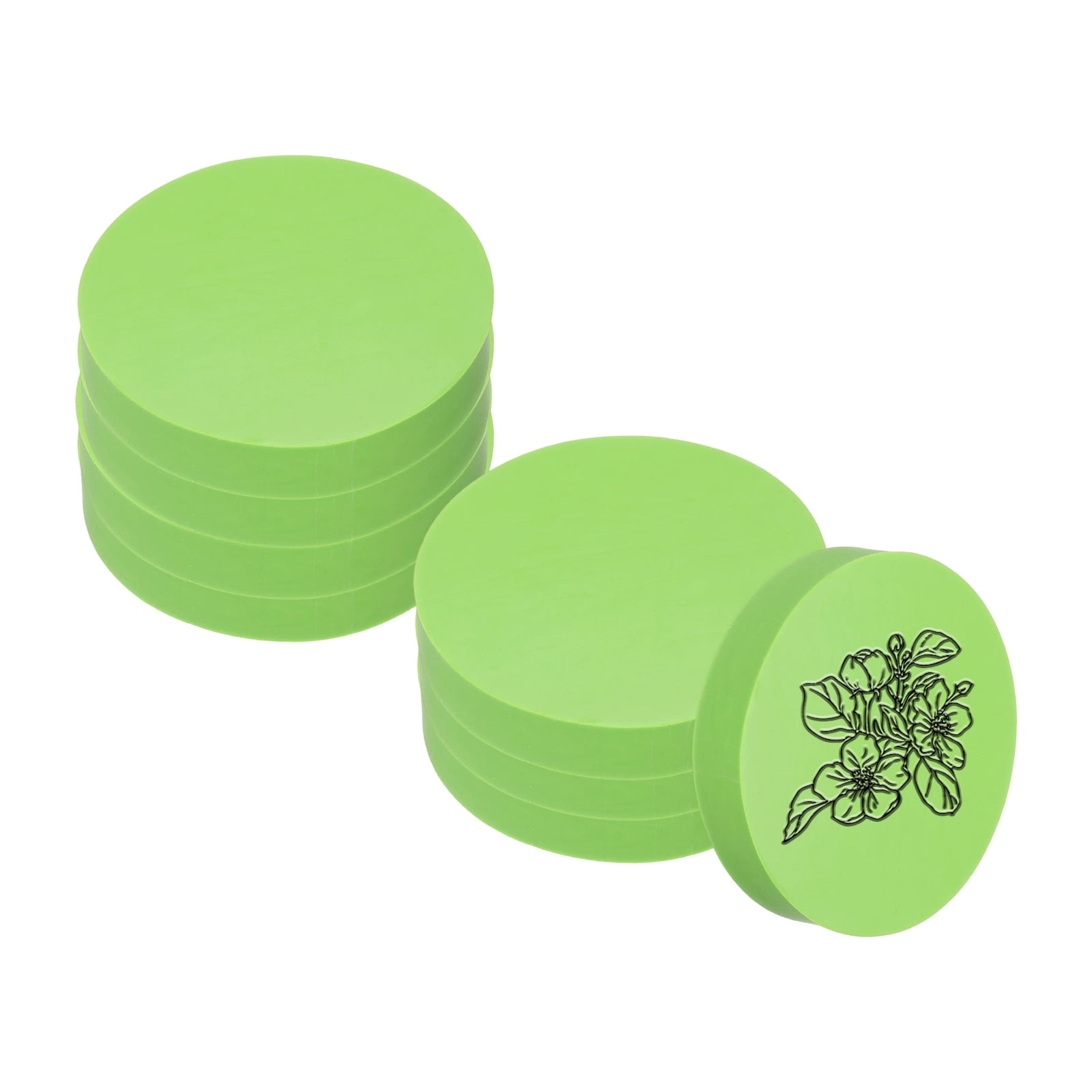 Rubber Carving Blocks Soft Linoleum Art Carving Block Round Crafts ...