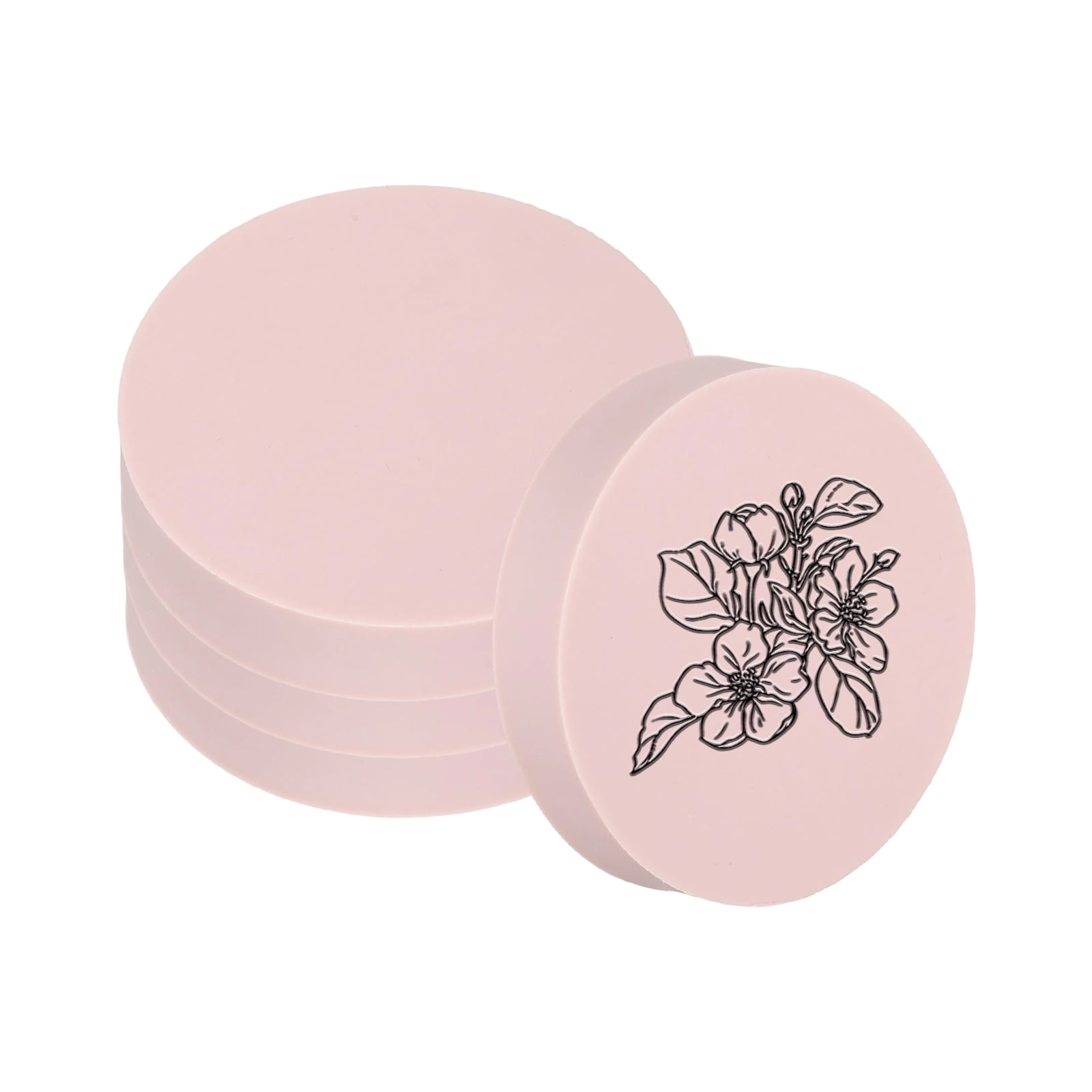 Rubber Carving Blocks, Soft Linoleum Art Carving Block Round Crafts ...