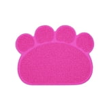 Rubber Cat Litter Mat - 5-Color Options, Non- & Washable - Trap Scatter ...