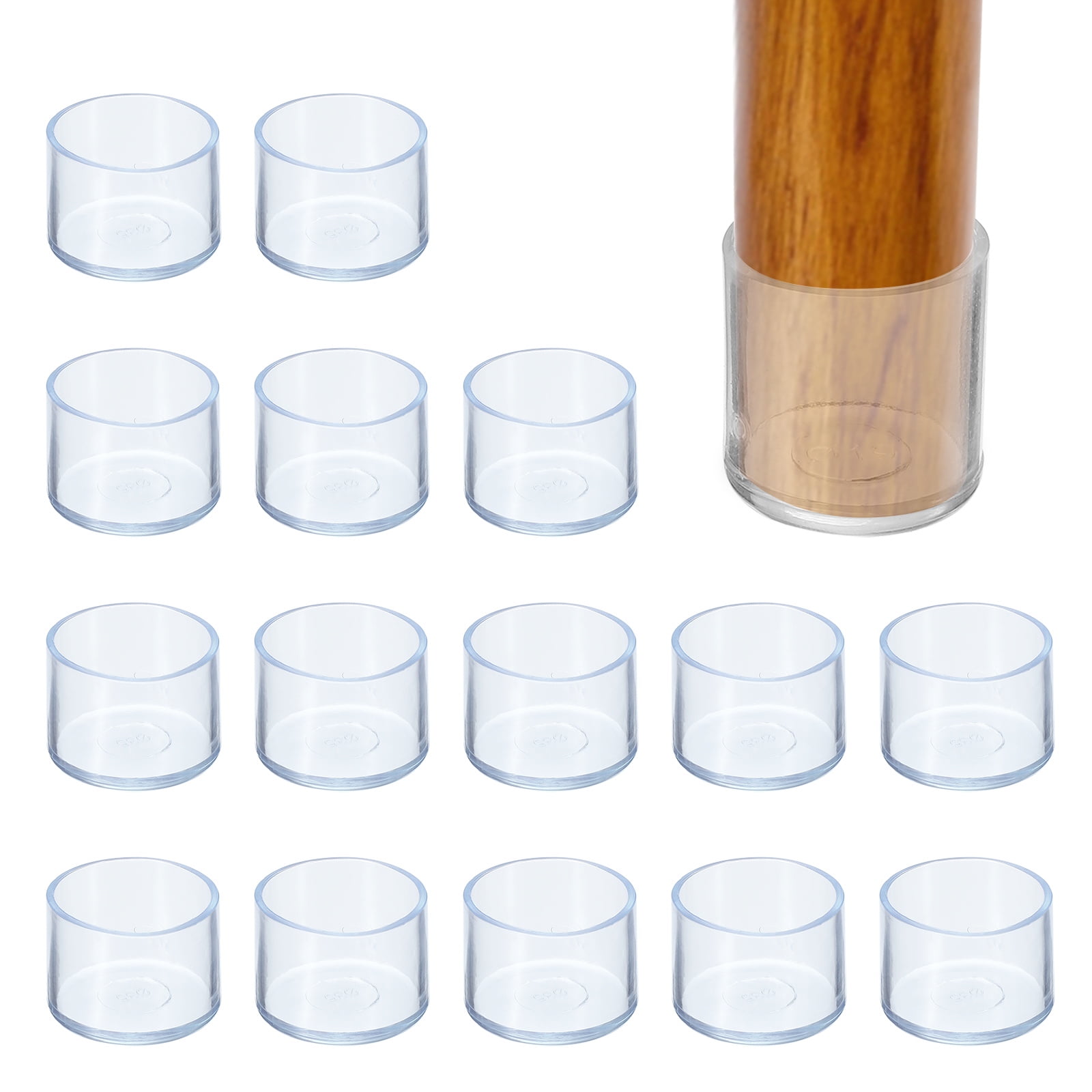 Uxcell Rubber Chair Leg Caps 3/8", Furniture Feet Ferrule Caps Stoppers ...