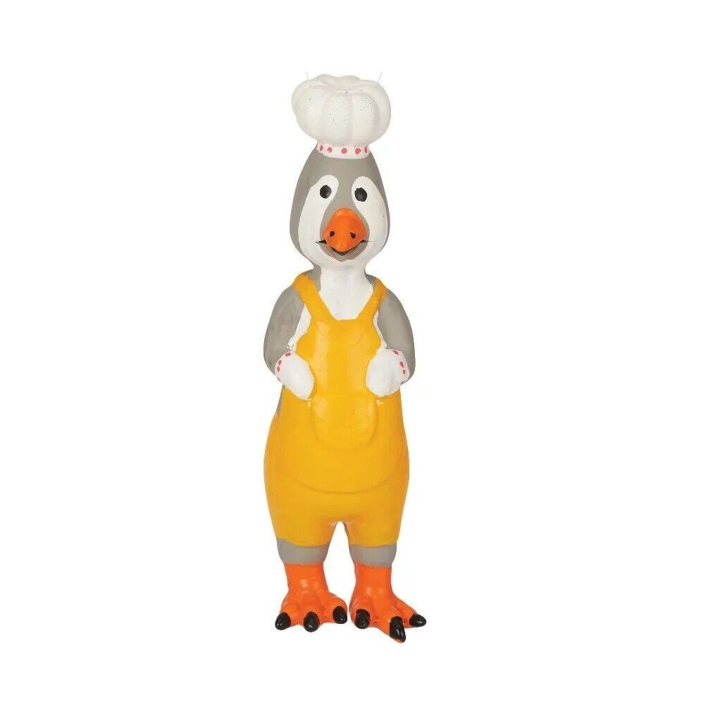 Rubber Chickens for Dogs Cute Character Play Toys that Squawk 9" Latex ...