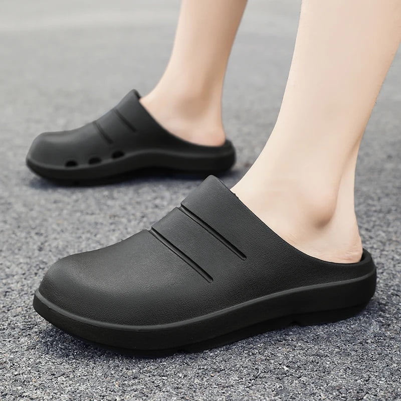 Rubber Clogs for Chefs - Non-Slip Kitchen & Garden Shoes with Arch ...