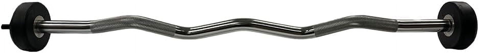 Rubber Coated Pre-weighted Curl Bars Elevate Your Workouts with Durable ...
