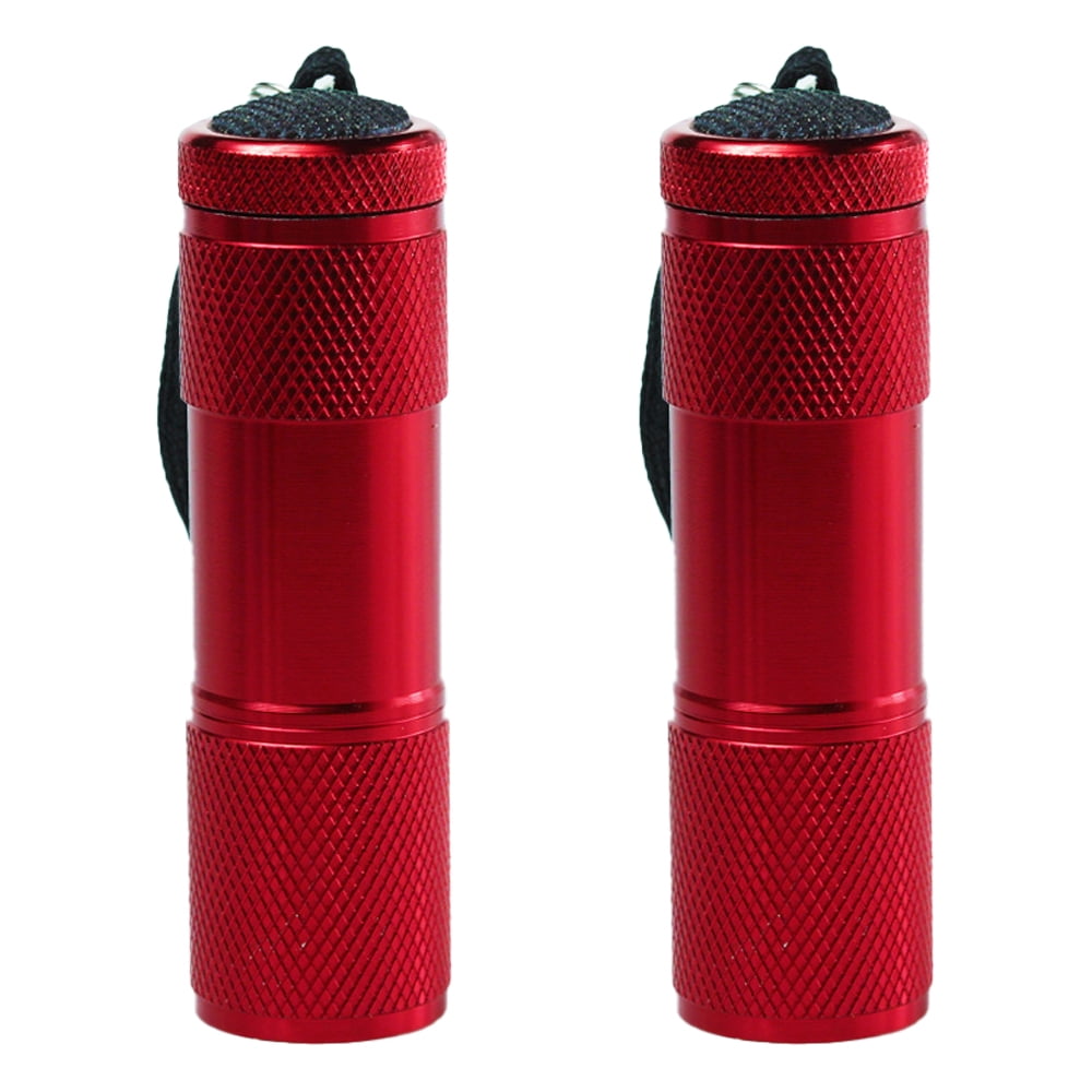 Rubber Coated Small Flashlights with Straps Portable Handy Lights for ...