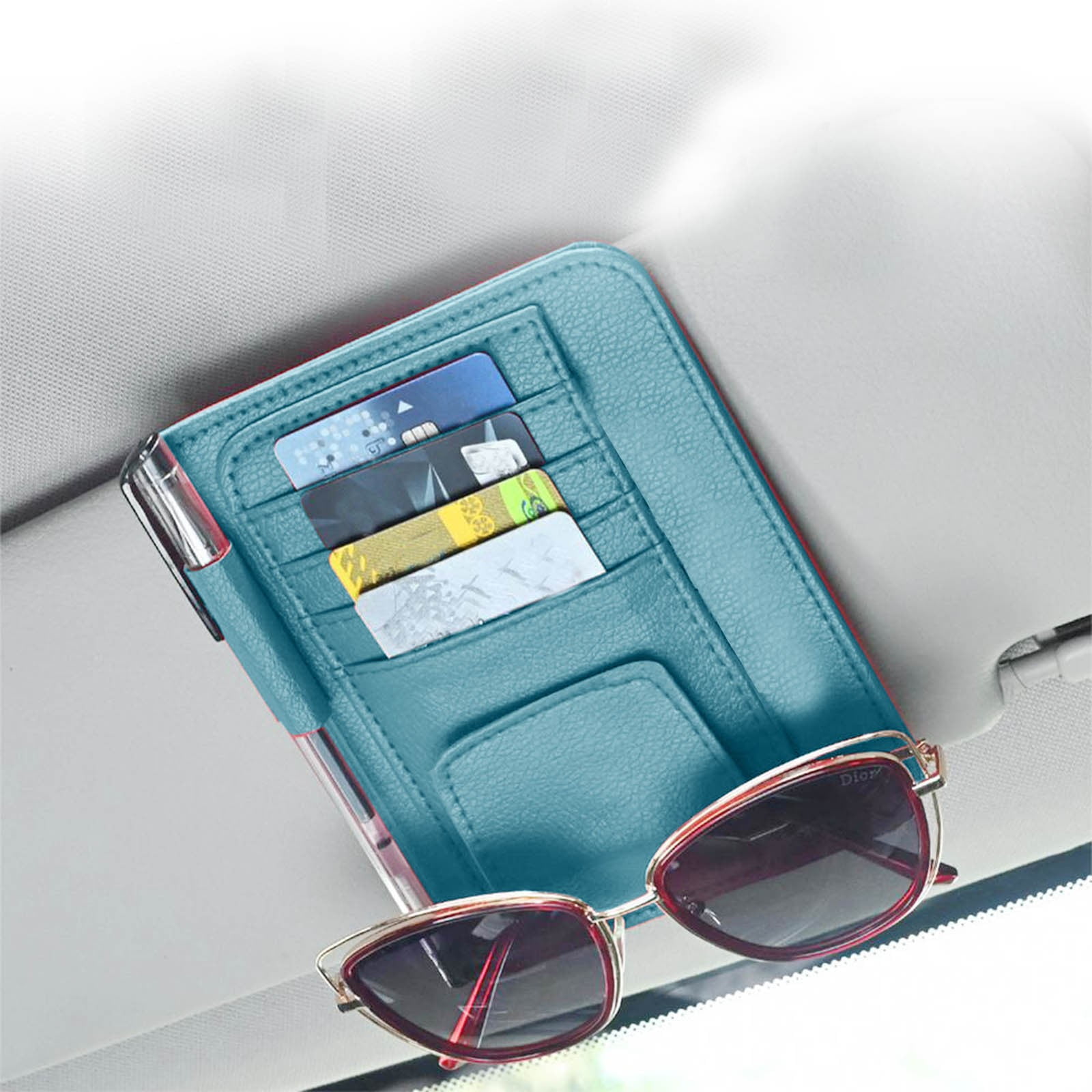 Rubber Conditioner Car Visor Organiser Universal Car Glasses Holder