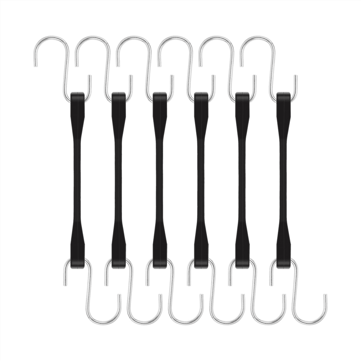 Rubber Cords with Hooks 6 Inch,Rubber Bungee Cords Heavy Duty Outdoor ...
