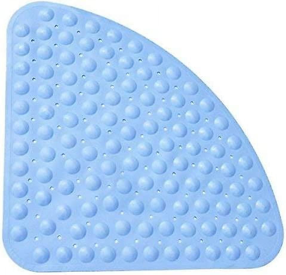 Rubber Corner Shower Mat Anti-slip Quadrant Bath Mat Anti-bacterial ...