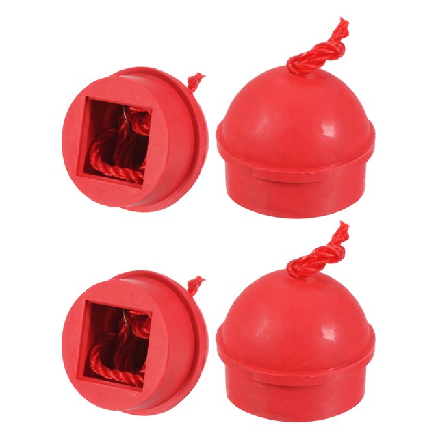 Rubber Cue Chalk Holder Billiard Pool Cue Tips Chalks Case with Cord ...