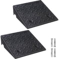 Rubber Curb Ramp, 7 7/8" Rise Height 2 Pack, Heavy-Duty 3 T Capacity ...