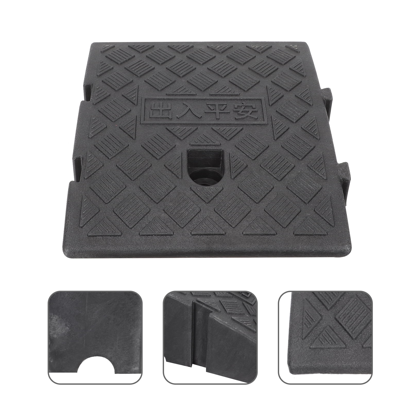 Rubber Curb Ramp,Portable Lightweight Heavy Duty Plastic Threshold Ramp ...