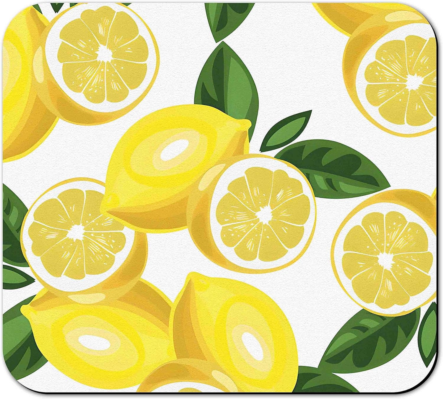 Rubber Dish Drying Mat for Kitchen Counter Large Lemon Washable Quick ...