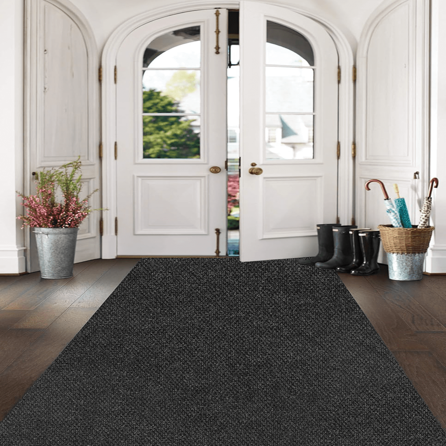 Rubber Door Mats Runners and Rugs. Heavy Duty Doormat Indoor Outdoor ...