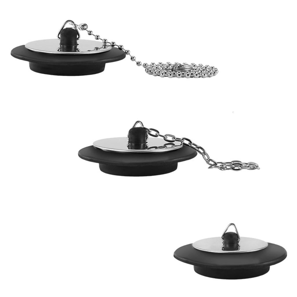 Rubber Drain Seal set Upgrades Sink Stoppers Heavy Duty Rubber Sink ...