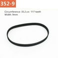 Rubber Drive Belt for 9403 Belt Sander - Black, 9mm Width - Walmart.com