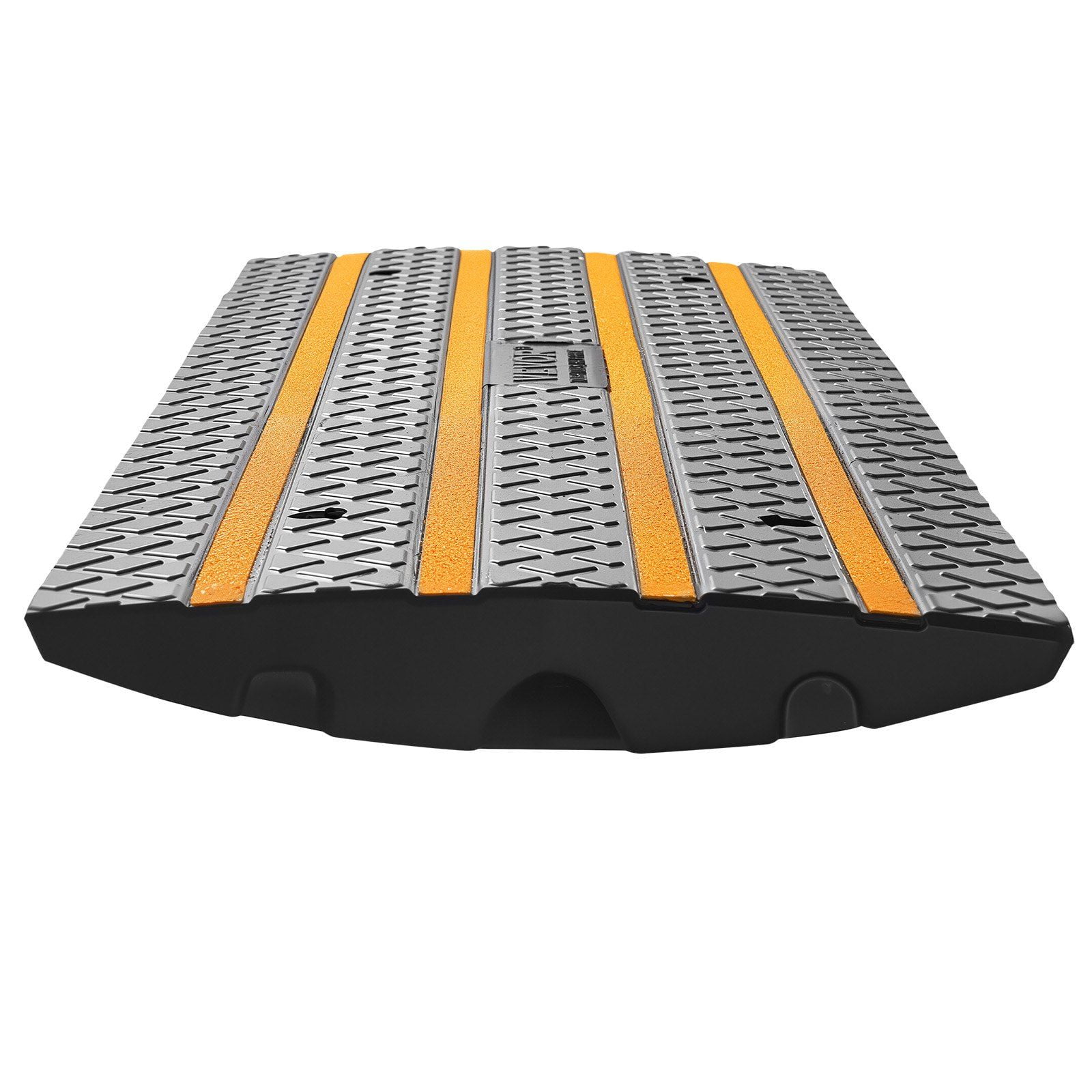 Rubber Driveway Curb Ramp, 33,069 lb Load Capacity, 2.6" Height, with ...